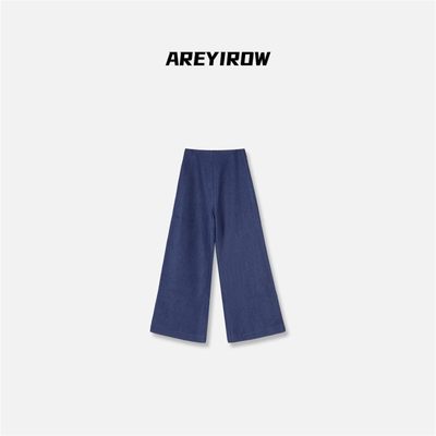 AR | CP轻奢极简无腰头宽松休闲阔腿牛仔裤H00673CK253