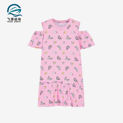Skechers/斯凯奇正品大童运动透气休闲针织连衣裙L221G019-010V