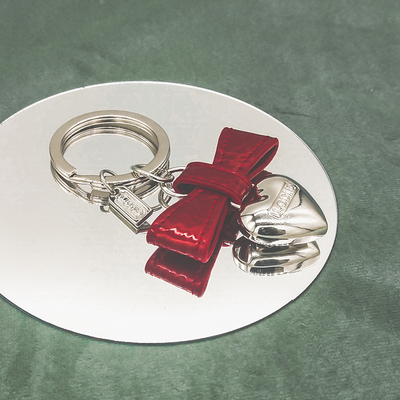 爱心蝴蝶结高级感汽车钥匙扣