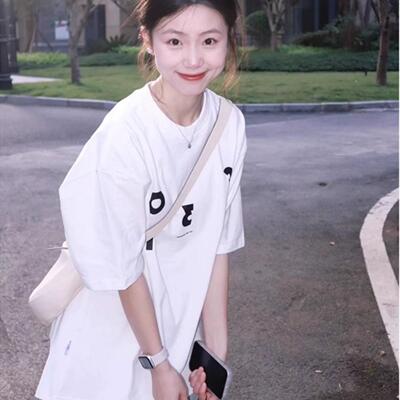 短袖t恤女oversize宽松ins上衣女