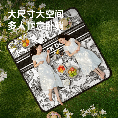 BLACKDOG黑狗超声波野餐加厚防水露营防潮春游帐篷地垫沙滩布毯子