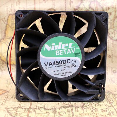 Nidec V34809-90/35 12038 12V 3.3A 12cm大风量超暴力工业风扇