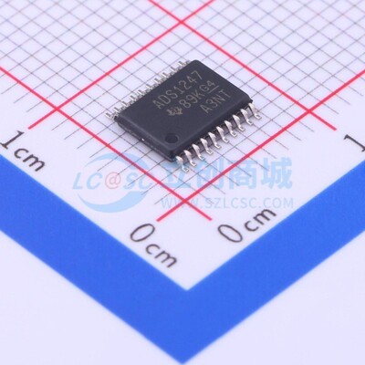 模数转换芯片 ADS1247IPWR TSSOP-20 TI/德州 电子元器件配单