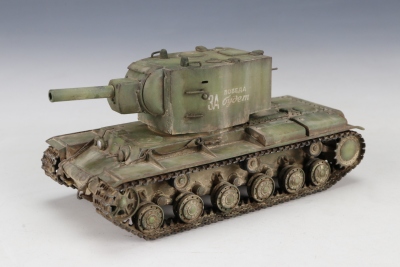 【模匠】1/72 小号手07235苏联重型KV-2坦克 成品代工
