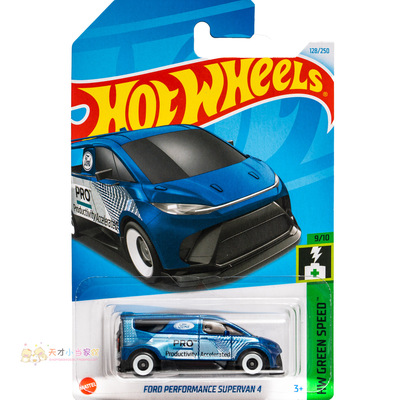 128号 FORD PERFORMANCE SUPERVAN 4 福特 蓝色 美泰风火轮 HW GR