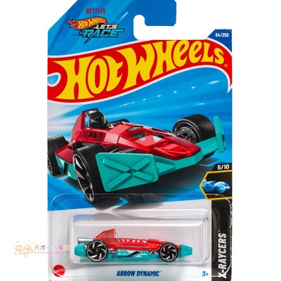 64号 ARROW DYNAMIC 红绿色 风火轮 X-RAYCERS 透明系列25C