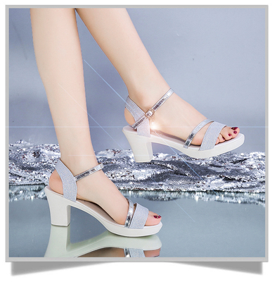 仙女风中跟百搭大码防滑一字带