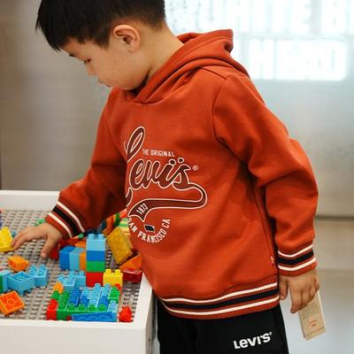 李维斯秋冬男女时尚保暖连帽卫衣