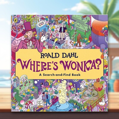【预售】旺卡在哪里？：搜索与查找书英文儿童趣味进口原版外版书平装3-6周岁Where's Wonka?: A Search-and-Find BookRoald Dah书