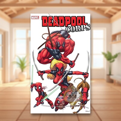 【预售】【Marvel】死侍宇宙死侍军团英文漫画简装进口原版书Deadpool-Verse: Deadpool Corps GISCHLER  VICTOR书籍图书外版正版