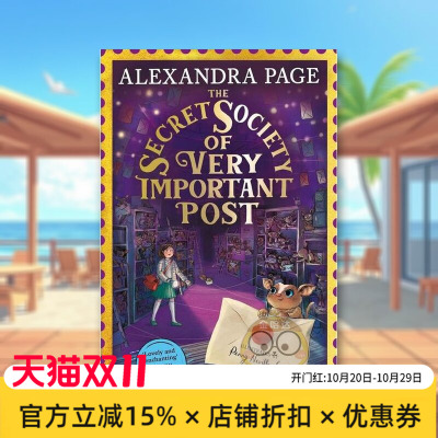 【现货】重要邮件的秘密社会英文青少年读物进口原版外版书平装9岁-12岁The Secret Society for Very Important PostAlexBlooms书