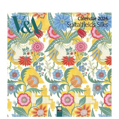 【预售】V&A：斯皮塔佛德丝绸 2026年挂历（艺术日历） V&A: Spitalfields Silks Wall Calendar 原版日历