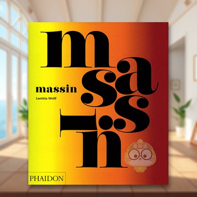 【预售】罗伯特·马辛 Massin 原版英文字体图案标志设计进口书籍图书外版正版