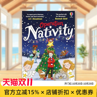 【现货】圣诞行动英文儿童绘本节日庆典进口原版图书7-10岁Operation Nativity Jenny PearsonUsborne children’s books书籍外版