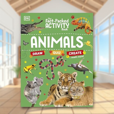 【预售】充满事实的活动书动物The Fact-Packed Activity BookAnimals英文儿童趣味6-9岁平装DK进口原版书DK Children2416745书籍