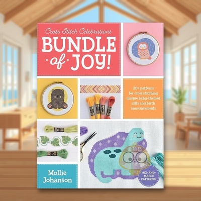 【现货】十字绣活动欢乐的束缚！Cross Stitch Celebrations英文手工制作Mollie Johanson平装Voyageur Press进口原版书76037书籍