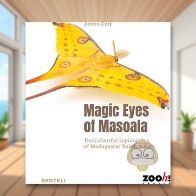 【预售】马苏阿拉的魔眼：马达加斯加色彩斑斓的鳞翅目昆虫英文摄影自然景观进口原版外版书14岁以上Magic Eyes of Masoala: The书