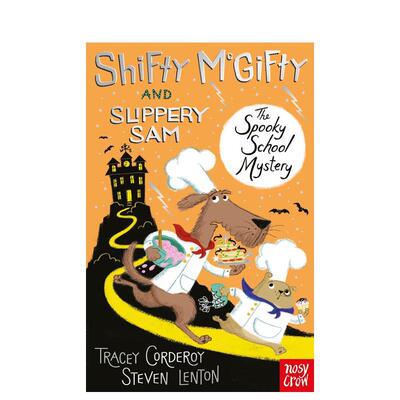 【预售】强强和盗盗：幽灵学校谜案 Shifty McGifty and Slippery Sam: The Spooky School Mystery 原版英文儿童桥梁书