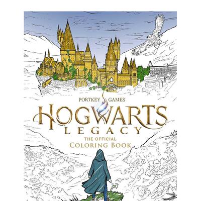 【现货】霍格沃茨的遗产： 官方涂色书 Hogwarts Legacy: The Official Coloring Book 原版英文生活综合