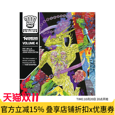 【预售】尼米西斯军阀版 第四卷 Nemesis the Warlock - The Definitive Edition， volume 4 英文漫画进口原版图书籍外文正版PAT