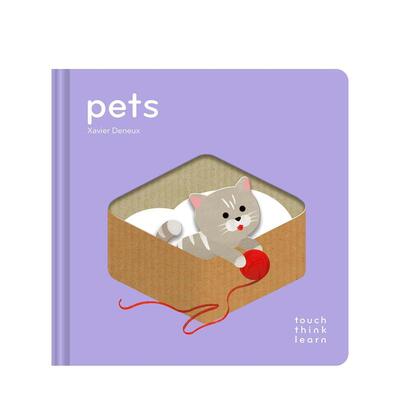 【预售】【触摸书】宠物 【TouchThinkLearn】Pets 原版英文儿童趣味
