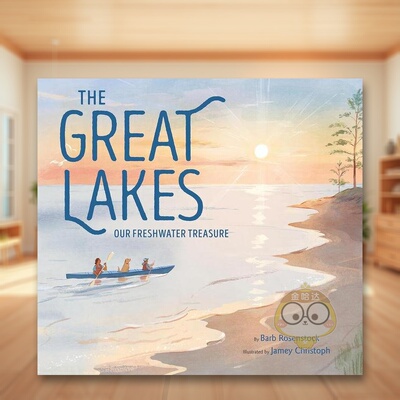 【预售】五大湖The Great Lakes英文儿童故事6-9岁精装ROSENSTOCK  BARB进口原版书Knopf593374351书籍图书外版正版