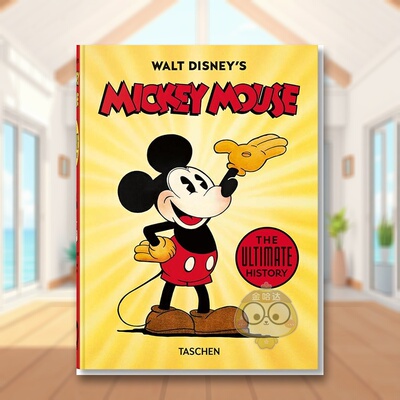 【现货】沃特迪士尼的米老鼠档案 Walt Disneys Mickey Mouse.The Ultimate History. 【Taschen40/45周年纪念版随机发】米奇 英文