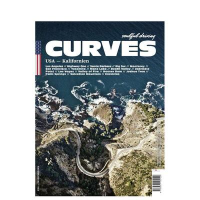 【预售】曲线之美：美国加州 Curves: USA - California 原版英文旅行进口书籍图书外版正版