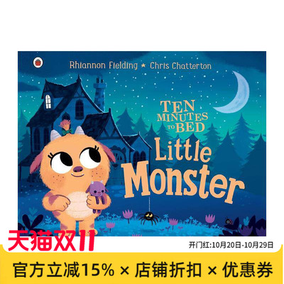 【现货】小怪物 Ten Minutes to Bed: Little Monster 【十分钟睡前故事】英文进口原版儿童绘本图书 Rhiannon Fielding?外文正版