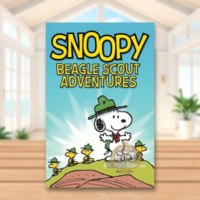 【预售】史努比比格童子军历险记Snoopy Beagle Scout Adventures英文儿童漫画9-12岁平装进口原版书SCHULZ  CHARLES M Andrews书