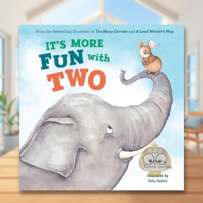 【预售】双人成行更有趣英文儿童绘本人际关系进口原版外版书3-6周岁It's More Fun with TwoMichelle Courtney Little Genius B书