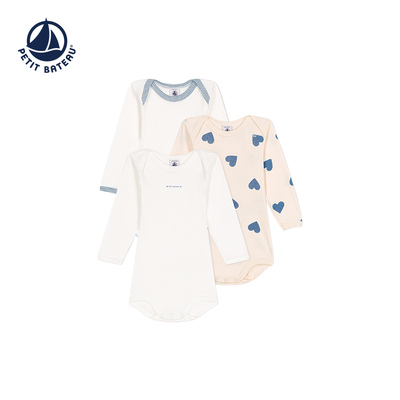 Petitbateau纯棉婴幼儿连体衣