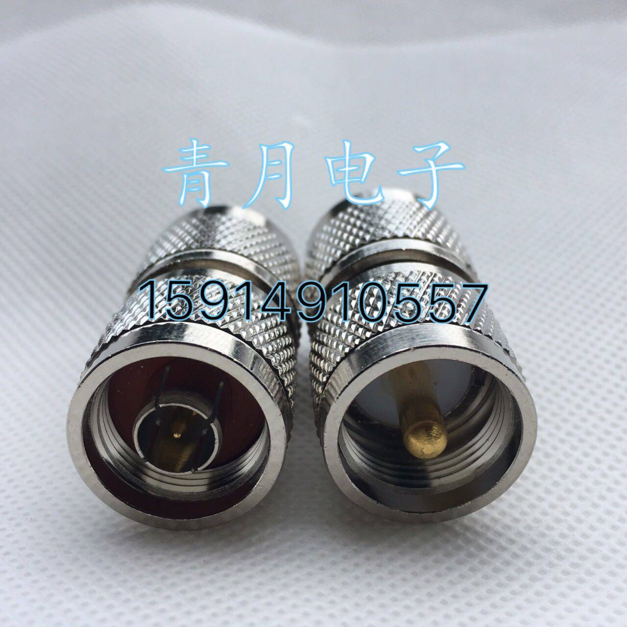 UHF/N-JJ转接头 N公转大M双公头车台手台天馈系统同轴信号连接器
