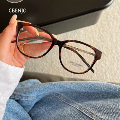 CBENJO/BF高版胶囊朴彩英女士同款显瘦眼镜框素颜时尚近视眼镜