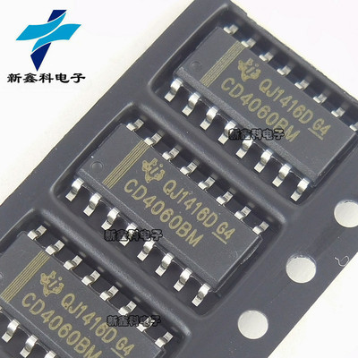 CD4060BM CD4060BM96 SOP-16 逻辑IC 二进制串行计数IC 全新现货