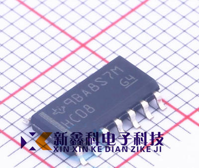 SN74HC08DR 74HC08D SOP-14 四二输入与门逻辑芯片