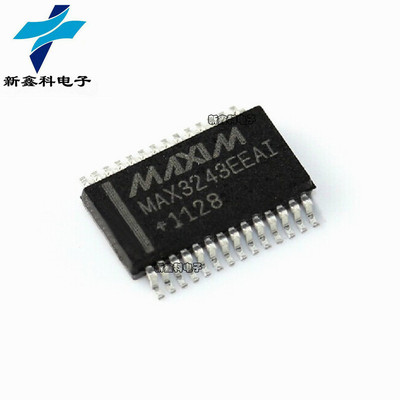 MAX3243EEAI+T MAX3243E SSOP28贴片 RS232 收发器芯片 全新现货