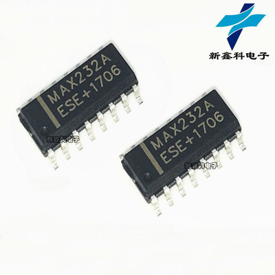 MAX232AESE MAX232ACSE SOP16 贴片收发器芯片 RS-232 全新现货