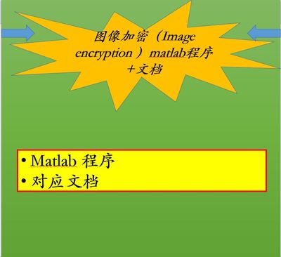 图像加密Image encryption 相关matlab程序和部分配套文档