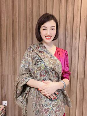 印度克什米尔羚羊绒披肩直播围巾