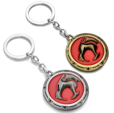 动漫周边新款 虎威战士Lion-O 霹雳猫 狮子标志Thundercats钥匙扣