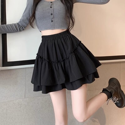 显瘦蛋糕蓬蓬半身短裙女