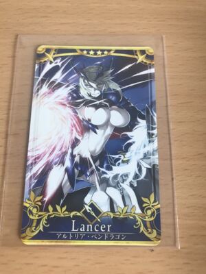 FGO街机卡牌，黑呆黑枪呆街机实体卡，可插街机，英灵黑枪呆卡牌