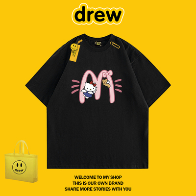 DREW情侣同款高街潮牌T恤