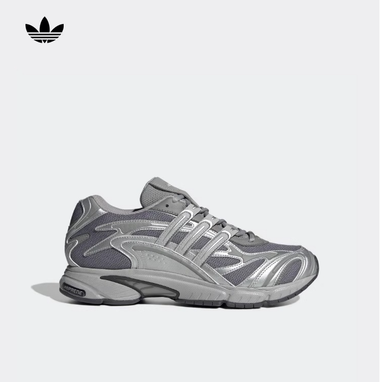 adidas阿迪达斯三叶草秋冬休闲光波鞋经典复古网面老爹鞋JR9558