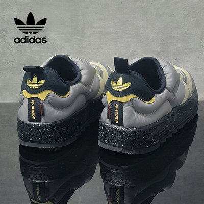 阿迪达斯三叶草运动棉鞋男女鞋新款一脚穿雪地休闲鞋面包鞋IF4327