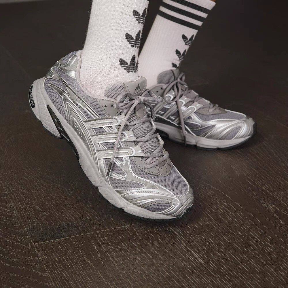 adidas阿迪达斯三叶草春冬休闲光波鞋经典复古网面老爹鞋JR9558