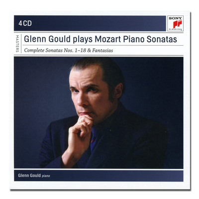 【原装进口】古尔德 莫扎特钢琴奏鸣曲1981录音全集 古典 4CD唱片