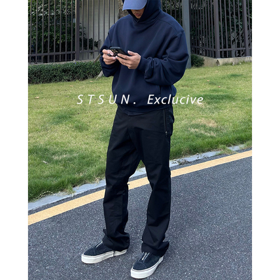 STS筋骨力量感微喇基础休闲裤