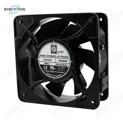 OA180APL-22-1TB1868[风扇FAN 230AC 180X180X65MM IP68 TERM]